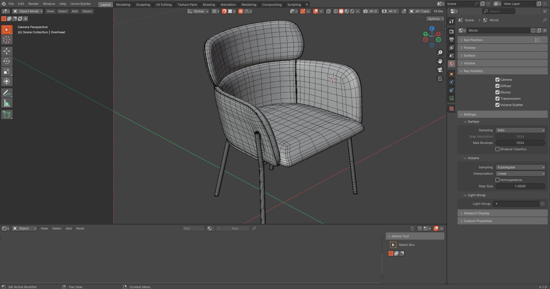 Step-by-Step Guide to Create 3D Chair Modeling in Blender