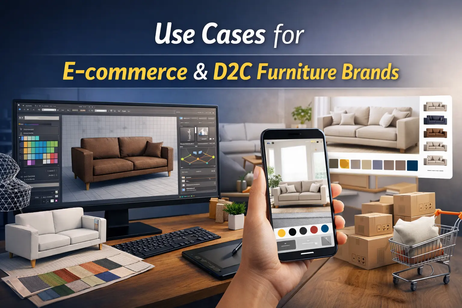 3D Furniture Rendering: 10 Benefits for Online Furniture Brands